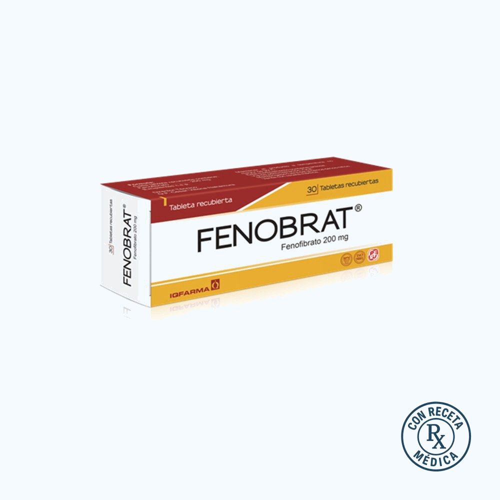 FENOBRAT 200/MG FENOFIBRATO X 30 TAB. – X2 (PROMOCION) - VIDASANA FARMACIA