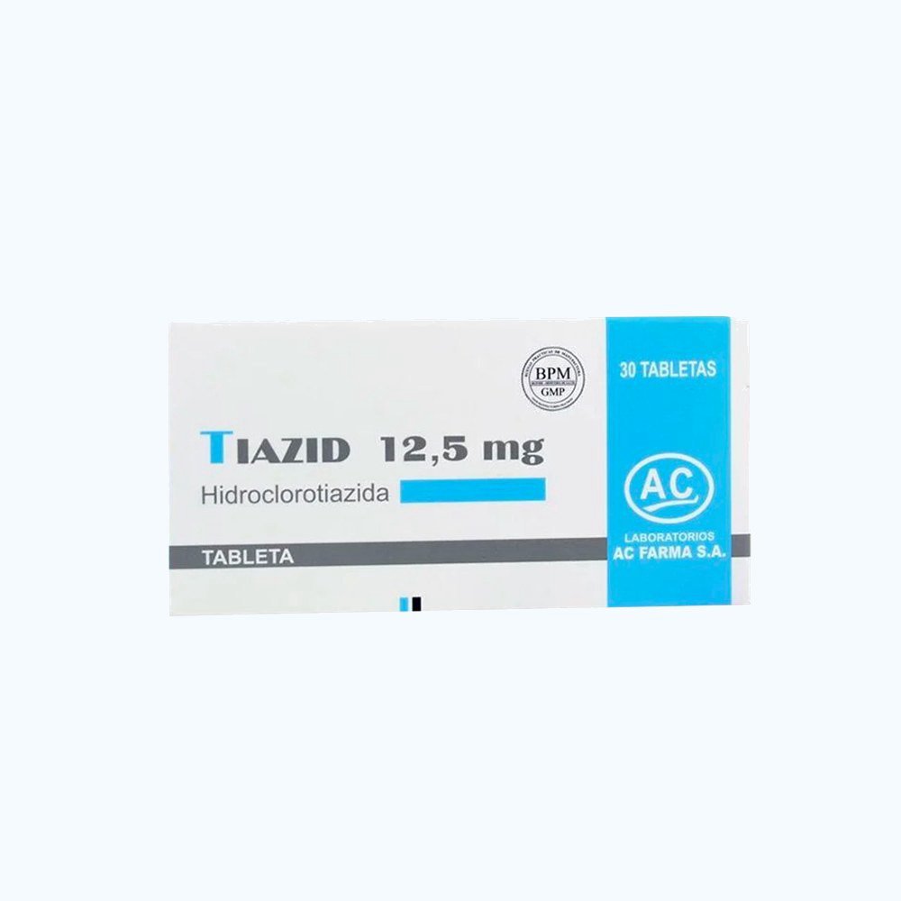 TIAZID 12.5 MG/HIDROCLORA X 30 TABLETAS - VIDASANA FARMACIA