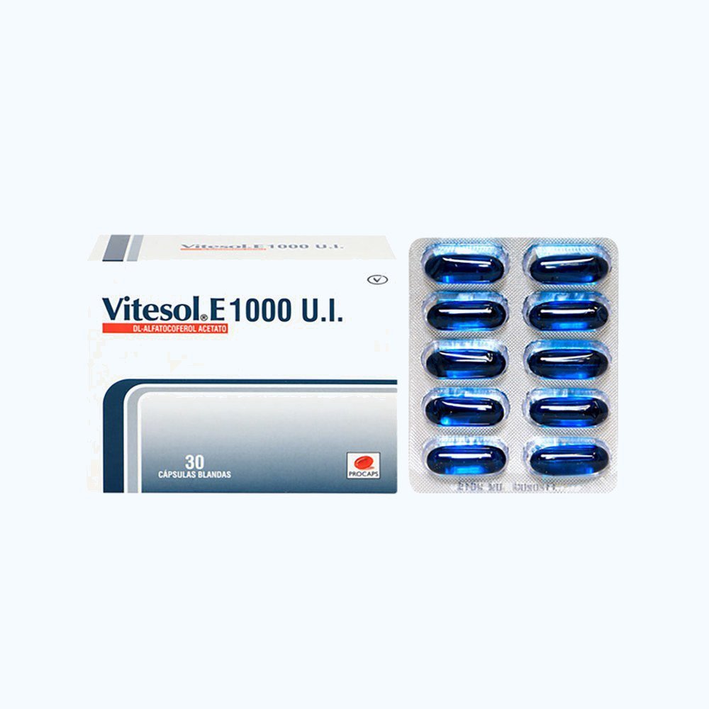 VITESOL E 1000UI VITAMIN X 30 CAPSULAS - VIDASANA FARMACIA